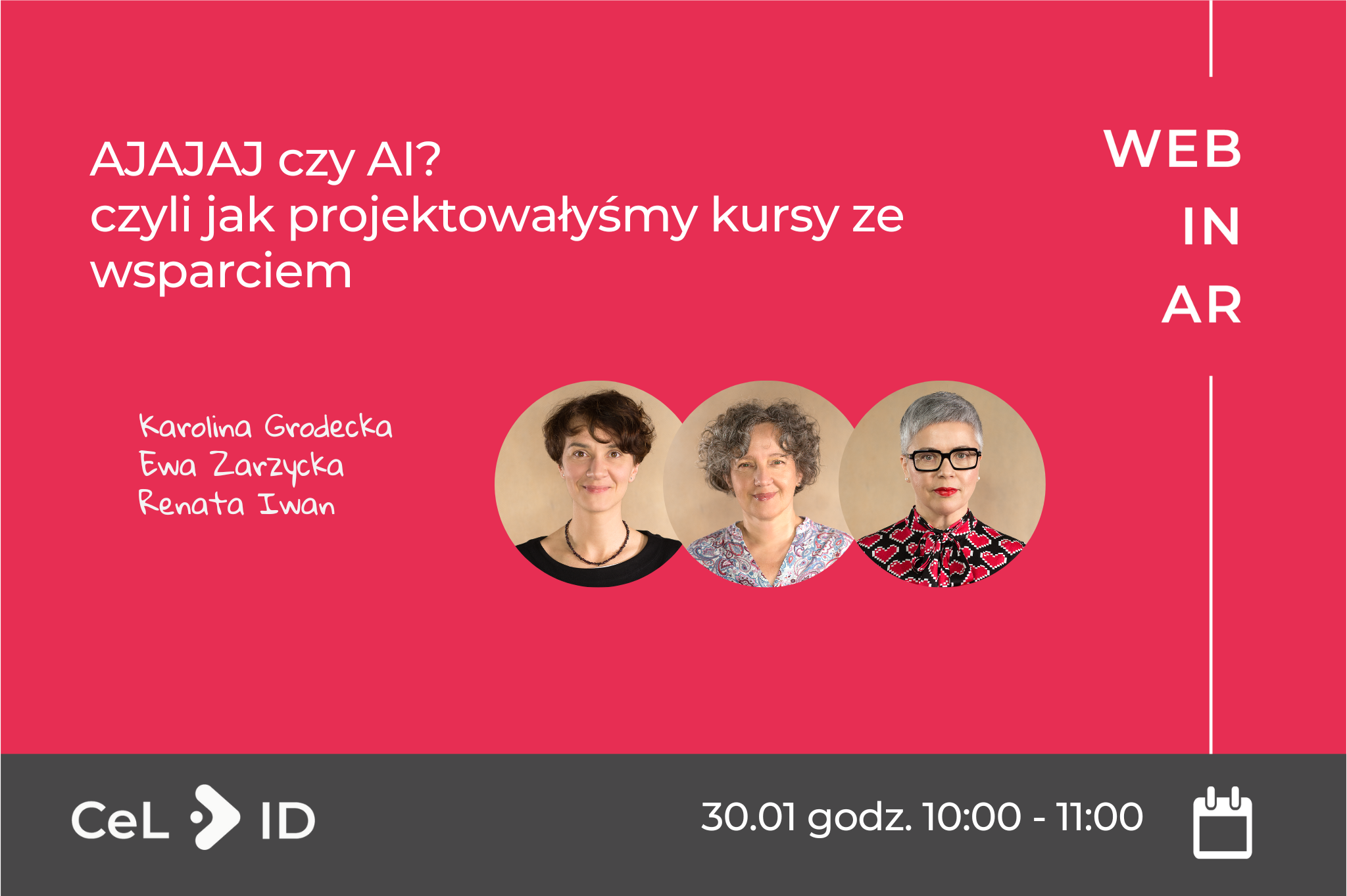 AJAJAJ czy AI? Jak projektowałyśmy kursy ze wsparciem - CeLiID AGH